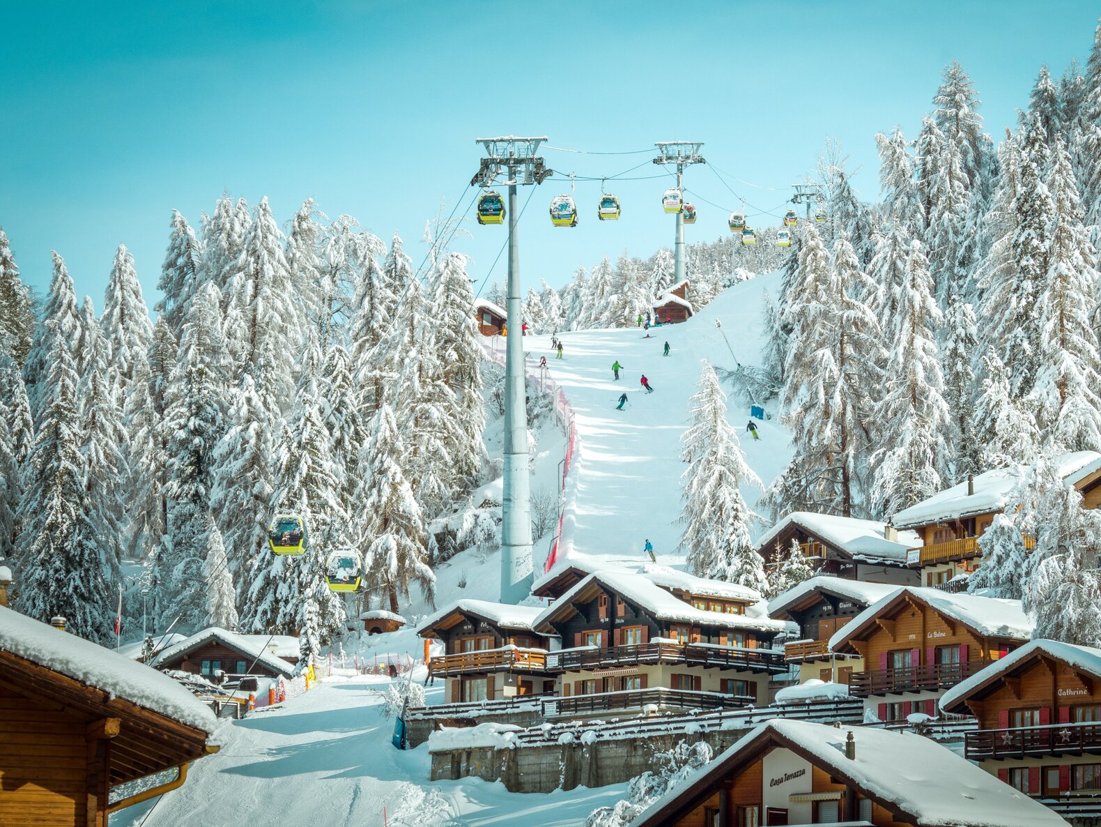Snowspring in Grächen - Zum Saisonende lassen wir es nochmal so
